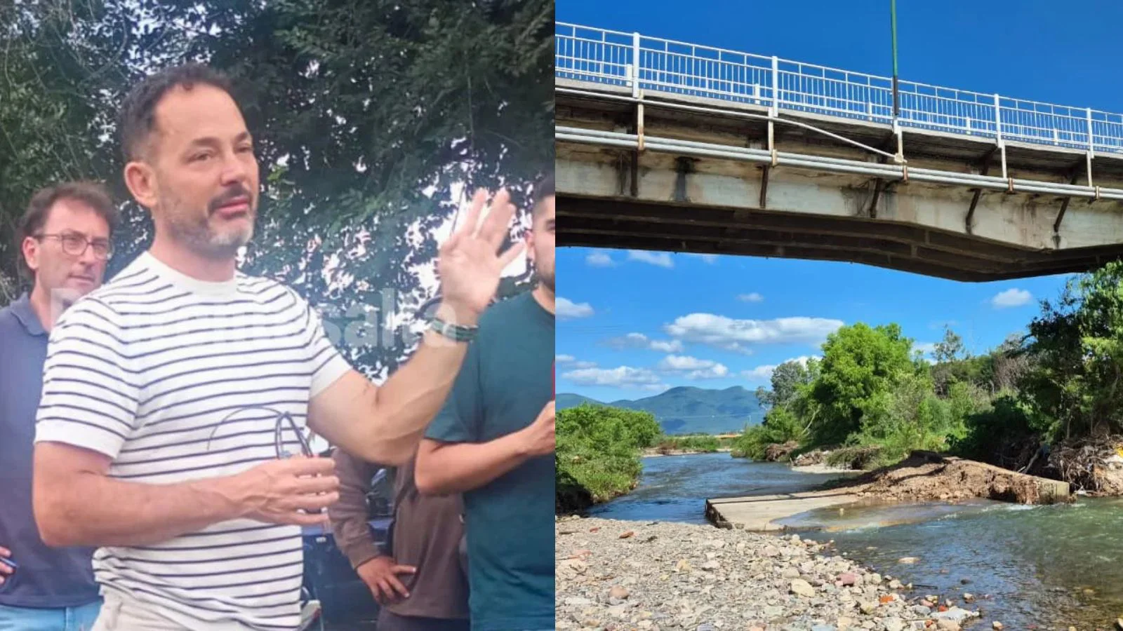 Santa Lucía: Durand prometió un puente “con las características que ...