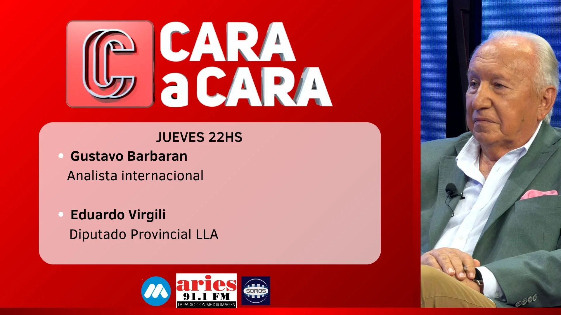 Este jueves en Cara a Cara